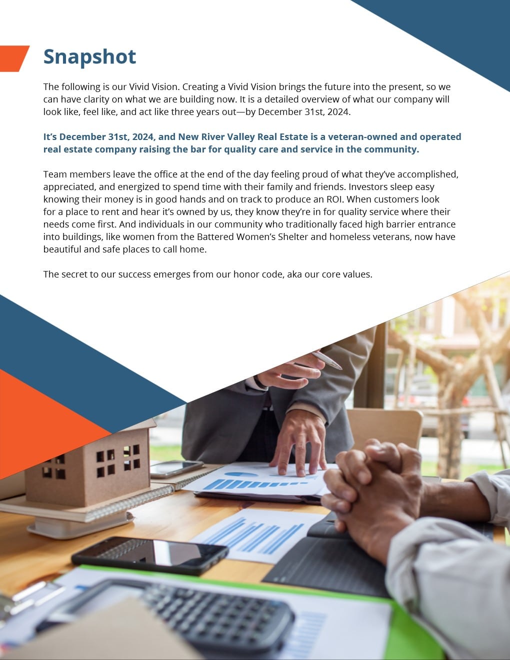 Vivid Vision Business Examples: Real Estate Conscious Copy & Co.