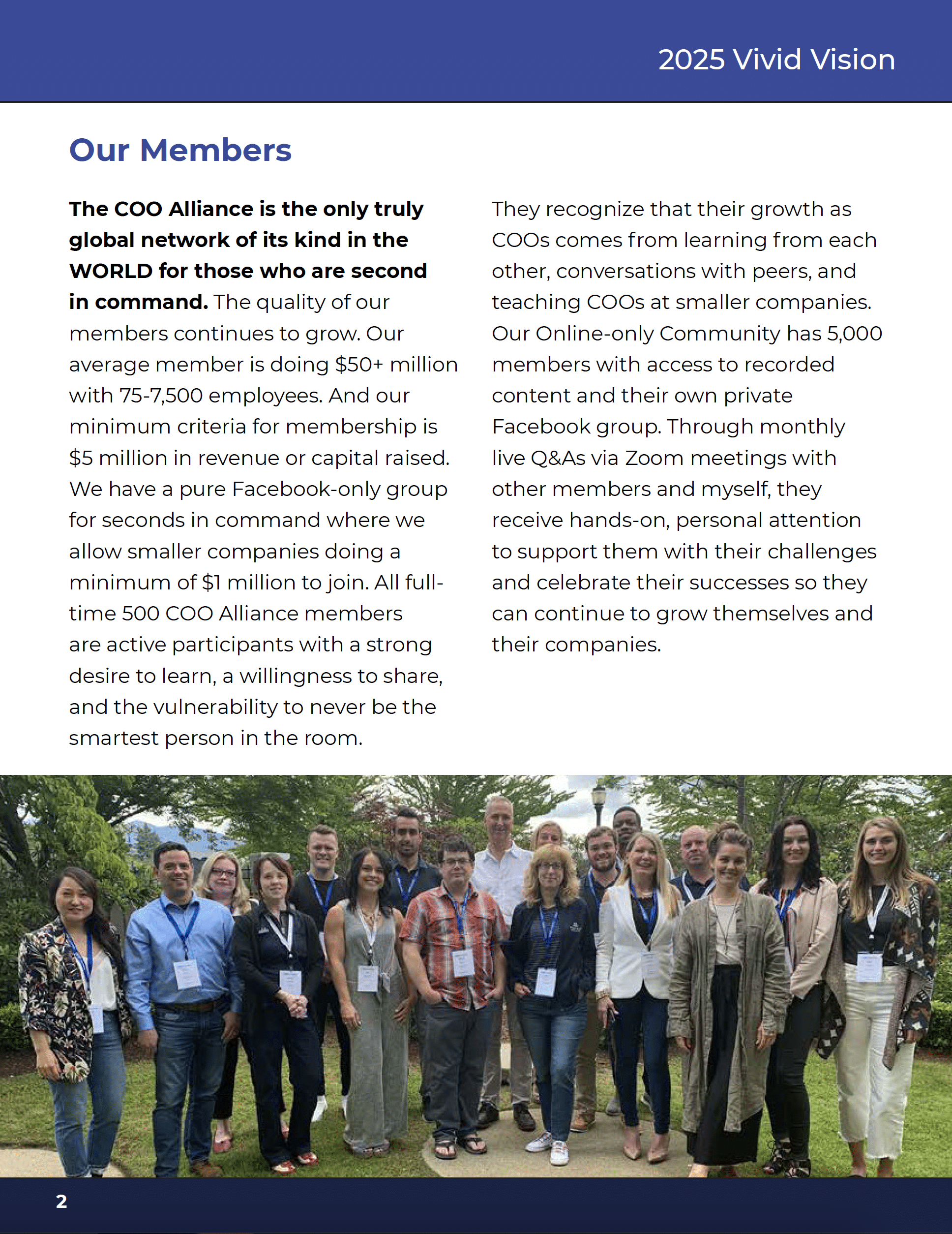 The Cameron Herold Vivid Vision Example You Can Model Conscious Copy & Co.